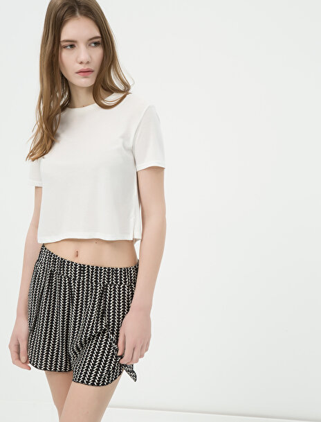 Koton Kadın Desenli Plaj Şortu