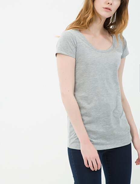 Koton Kadın Klasik Kesim T-Shirt