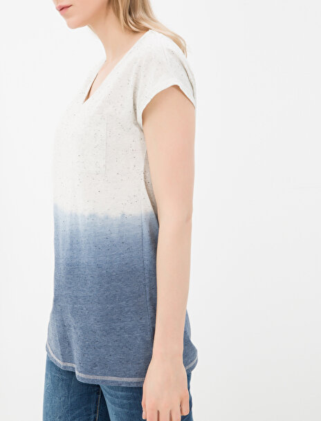 Koton Kadın V Yaka T-shirt