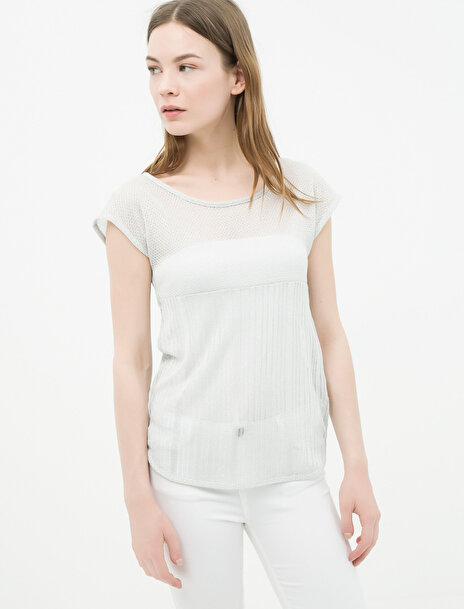 Koton Kadın Bisiklet Yaka Bluz