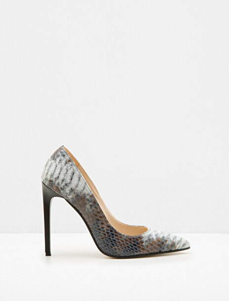 Koton Kadın Yılan Desenli Topuklu Ayakkabı