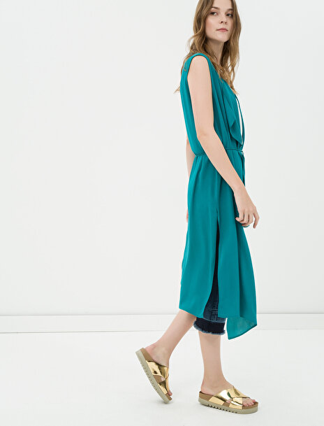 Koton Kadın Beli Bağlamalı Yelek