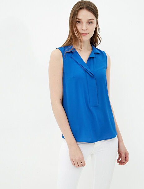 Koton Kadın Gömlek Yaka Atlet