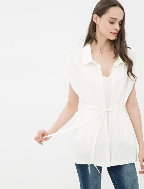 Koton Kadın Beli Bağlamalı Yelek