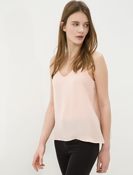 Koton Kadın Oyuk Yaka Bluz