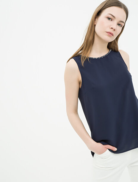 Koton Kadın Kolsuz Bluz