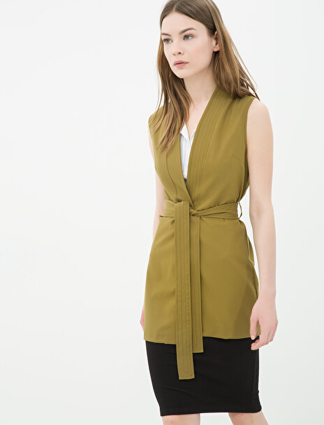 Koton Kadın Beli Bağlamalı Yelek