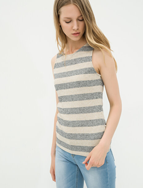 Koton Kadın Çizgili Bluz