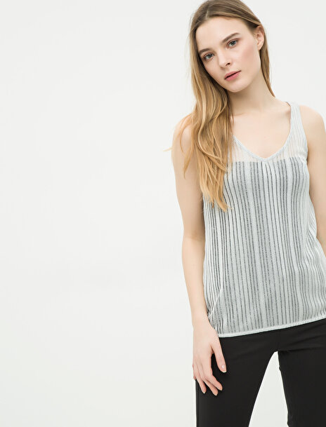 Koton Kadın Çizgili Bluz