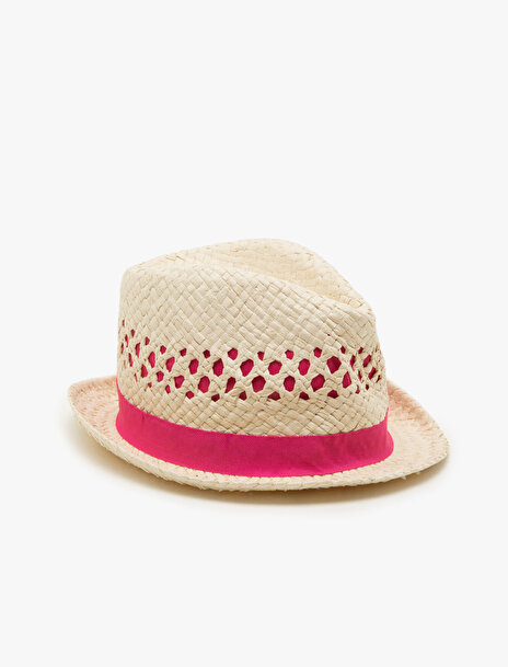 Koton Kadın Çizgi Detaylı Şapka