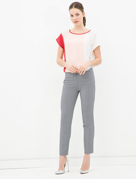 Koton Kadın Normal Belli Pantolon