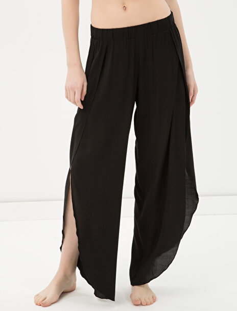 Koton Kadın Yırtmaç Detaylı Plaj Pantolonu