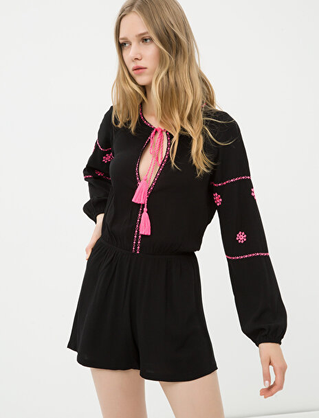 Koton Kadın Püskül Detaylı Tulum