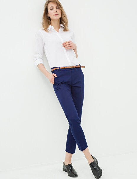 Koton Kadın Kemerli Pantolon