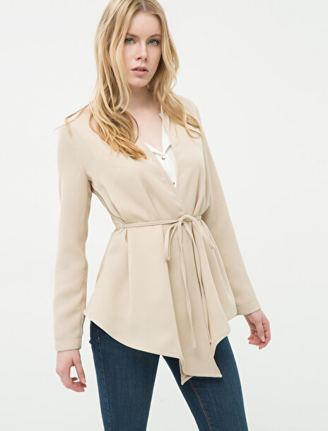 Koton Kadın Beli Bağlamalı Ceket