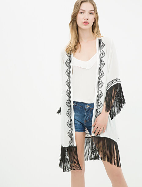 Koton Kadın Püsküllü Kimono