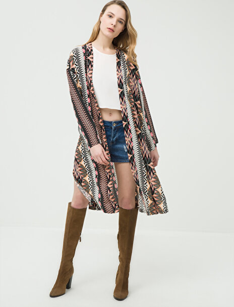 Koton Kadın Etnik Desenli Kimono