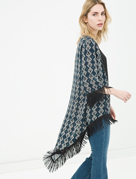 Koton Kadın Etnik Desenli Kimono