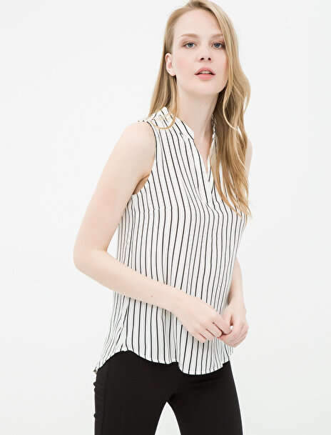 Koton Kadın Çizgili Bluz