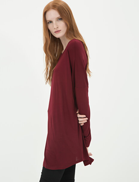Koton Kadın Oyuk Yaka Tunik