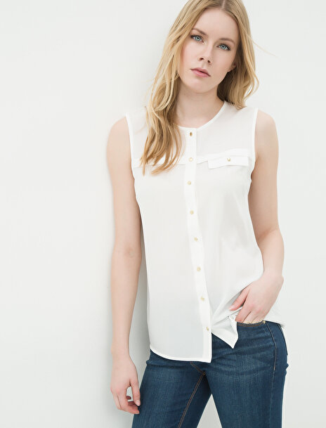 Koton Kadın Bisiklet Yaka Gömlek