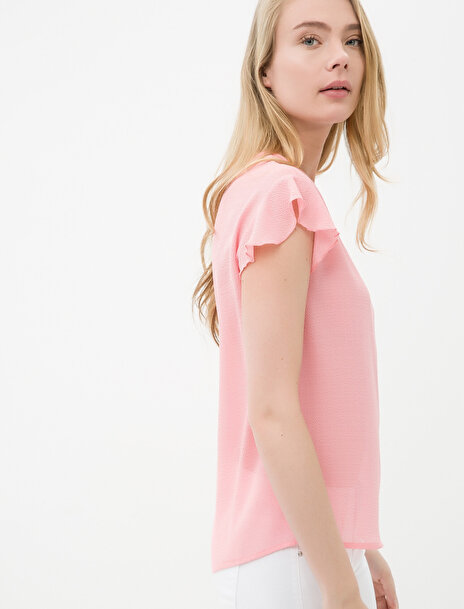 Koton Kadın Rahat Kesim Bluz Koton Kadın Rahat Kesim Bluz