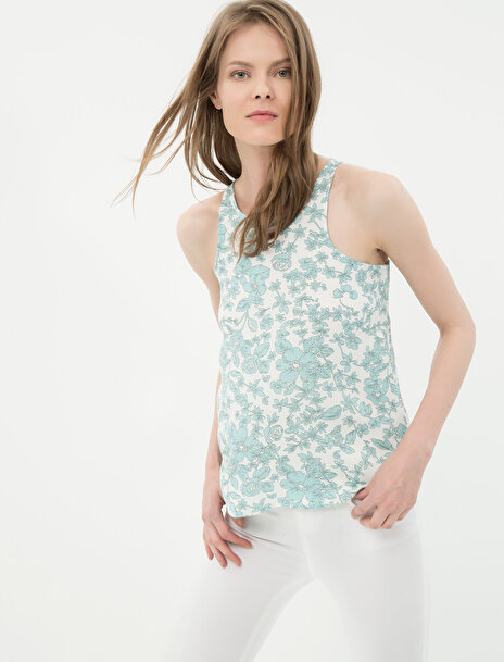 Koton Kadın Çiçek Desenli Bluz