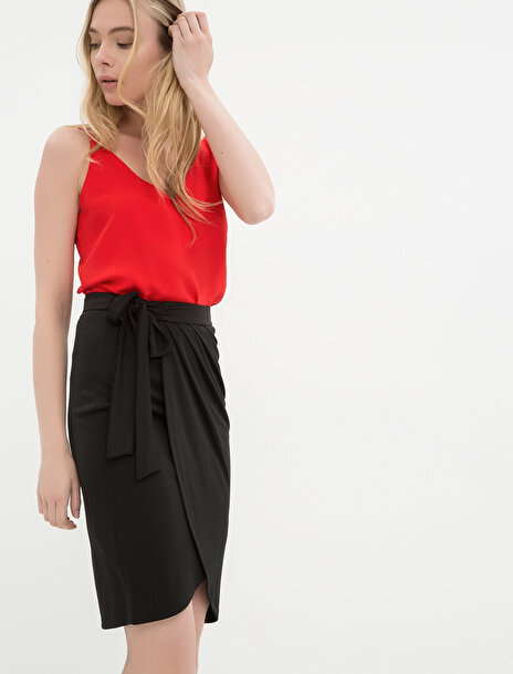 Koton Kadın Beli Bağcıklı Etek