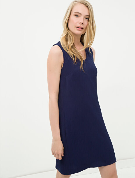 Koton Kadın Kayık Yaka Elbise