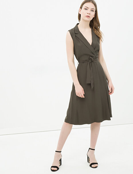 Koton Kadın Kruvaze Elbise