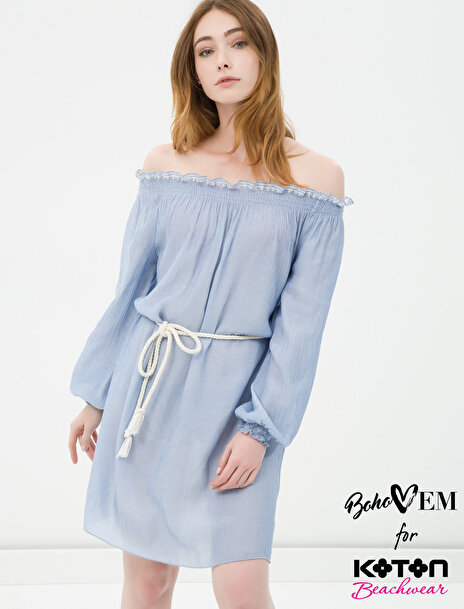 Koton Kadın Omzu Açık Elbise