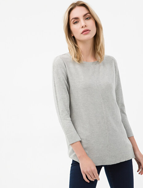 Koton Kadın Oyuk Yaka Kazak