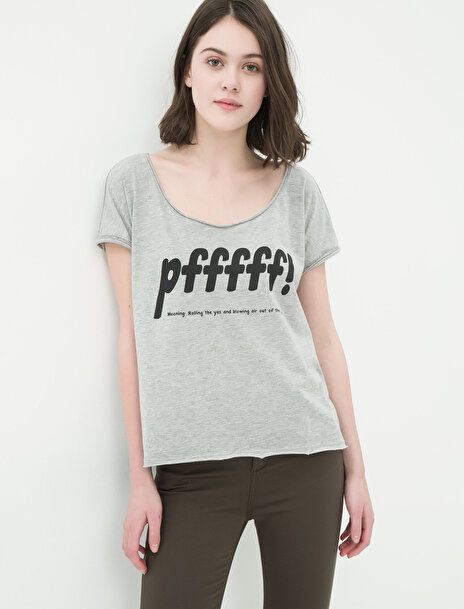 Koton Kadın Baskılı T-Shirt