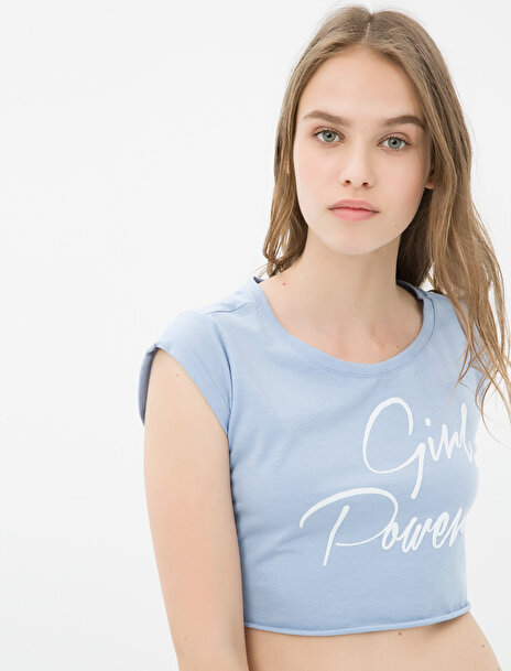 Koton Kadın Yazı Baskılı T-Shirt