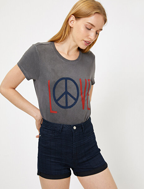 Koton Kadın Baskılı T-Shirt
