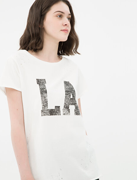 Koton Kadın Baskılı T-Shirt