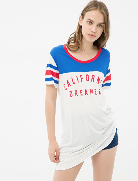 Koton Kadın Yazı Baskılı T-Shirt