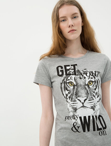 Koton Kadın Baskılı T-Shirt