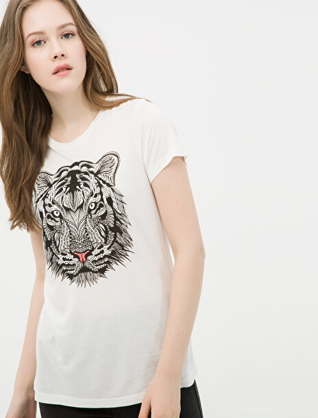 Koton Kadın Baskılı T-Shirt