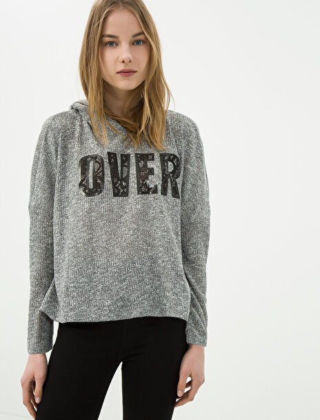 Koton Kadın Kapşonlu T-Shirt