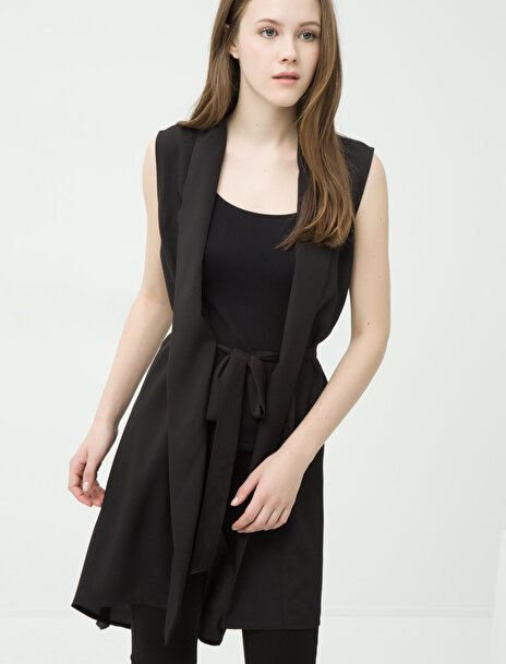 Koton Kadın Kemer Detaylı Yelek