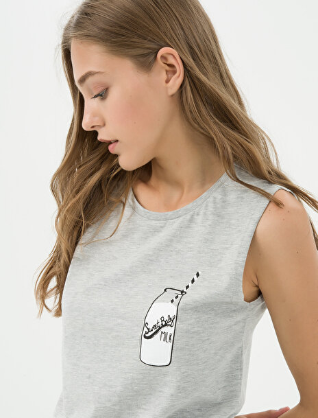 Koton Kadın Baskılı Atlet