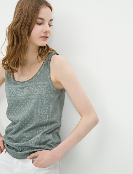 Koton Kadın Çiçek Desenli Bluz