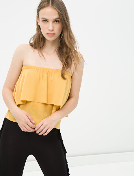 Koton Ole Genç Kız Straplez Bluz