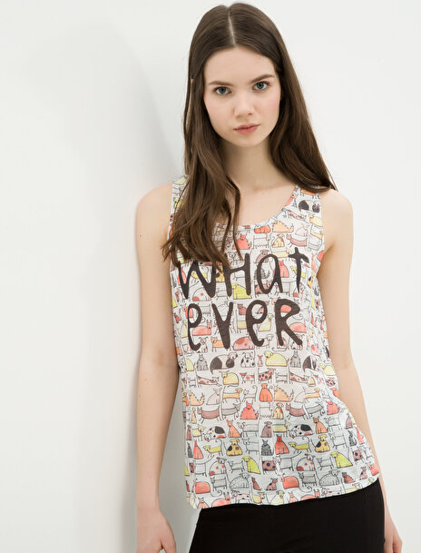 Koton Kadın Desenli Atlet