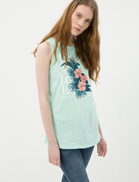 Koton Ole Genç Kız Çiçek Desenli Bluz