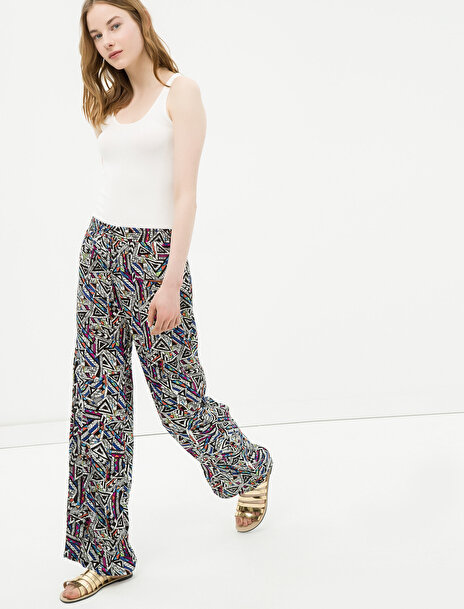 Koton Kadın Grafik Desenli Pantolon