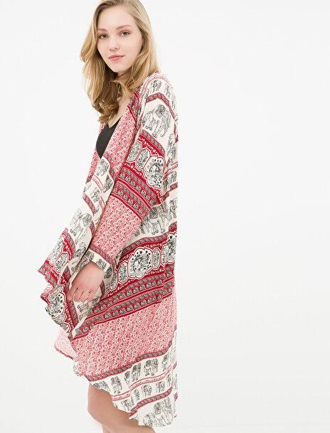 Koton Kadın Etnik Desenli Kimono