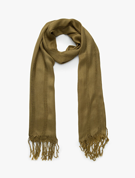 Koton Kadın Püskül Detaylı Şal