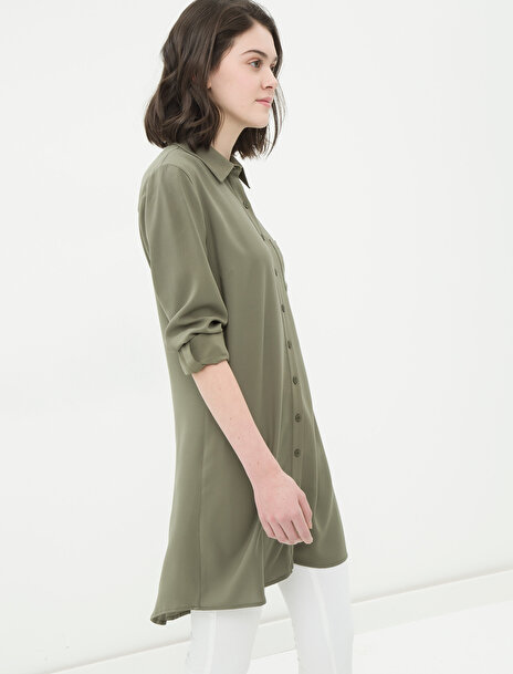 Koton Kadın Cep Detaylı Tunik